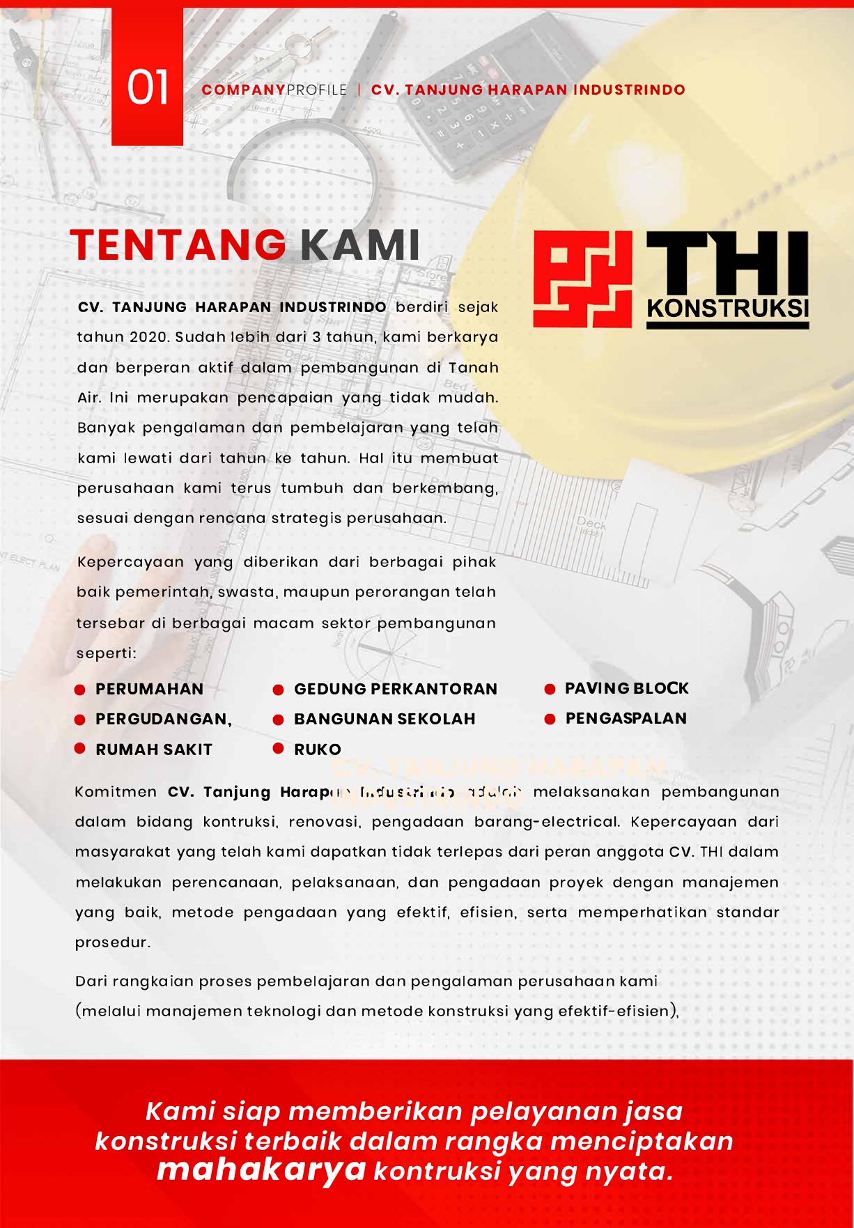 Cara Membuat dan Contoh Company Profile Kontraktor